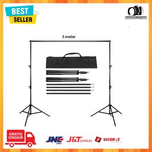 Jual STAND BACKGROUND STUDIO FOTO TIANG BACKDROP YOUTUBER VLOG TIK TOK ...