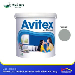 Jual Avitex Cat Tembok Interior Artic Silver 670 5Kg - Kota Surabaya ...