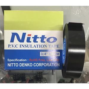 Jual nitto PVC insulation /plastic tape 3/4" x25m hitam - Jakarta Pusat ...