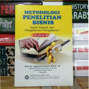 Jual Metodologi Penelitian Bisnis - Jogiyanto Hartono - Kab. Sleman ...