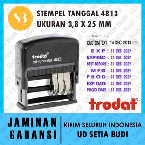 Jual Stempel Trodat Tanggal Custom 4813 ukuran 3,8 x 25 mm - Kota ...