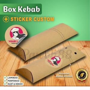 Jual Paket Combo Box Kotak Dus KEBAB + Stiker Logo Custom - Jakarta ...