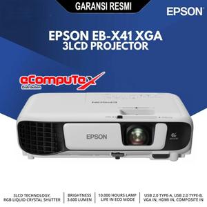 Jual PROJECTOR EPSON EB X41 PROYEKTOR EBX41 XGA 3LCD VGA HDMI GARANSI ...