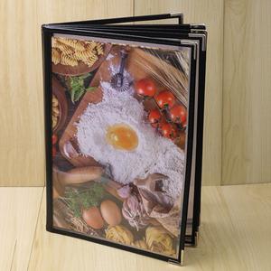 Jual Transparent Restaurant Menu Covers for A4 Size Book Style Cafe Bar ...