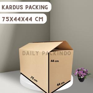 Jual KARDUS PACKING UKURAN 75X44X44 CM BOX PACKAGING DUS BESAR C FLUTE ...