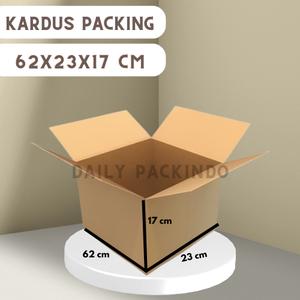 Jual Kardus Packing Ukuran 62X23X17 Cm Box Packaging Dus Besar Tebal ...