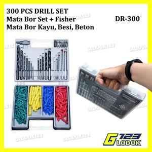 Jual Mata Bor Set Besi Kayu Tembok Keramik Kaca Beton Obeng Fisher DR ...