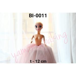 Jual BI-0011 Cake topper frozen cake elsa barbie tusuk setengah badan ...