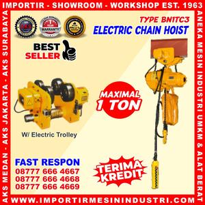 Jual Katrol Listrik Elektrik Chain Hoist Electric 1 Ton 3 m - AKS ...