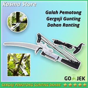 Promo Gergaji Pemotong Ranting Dahan Galah Alat Potong Gunting Dahan ...