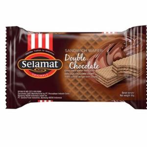 Jual makanan ringan wafer selamat wafer coklat 60gr - Jakarta Selatan ...