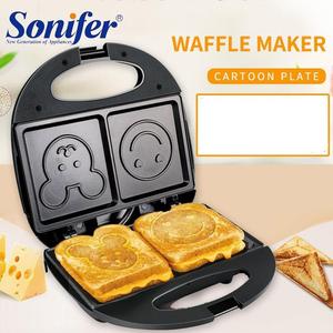 Jual Sonifer Sandwich Waffle Maker Cetakan Kartun Roti Sandwich Sf-6065 ...