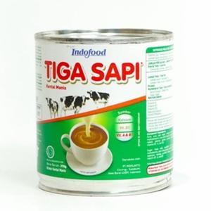 Jual minuman susu indofood tiga sapi kental manis kaleng 375gr ...
