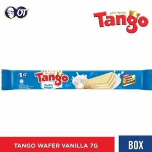 Jual makanan ringan wafer WAFER TANGO SERIES vanila 7 GR ( ISI 20 PCS ...