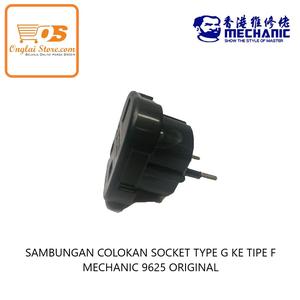 Jual Sambungan Colokan Socket Type G Ke Tipe F Mechanic 9625 Original ...