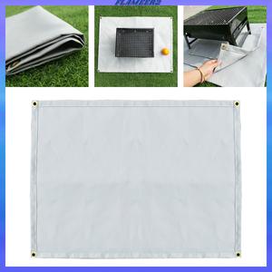 Jual [FLAMEER2]Fireproof Mat Fire Pit Pad Deck Protect Your Lawn from ...