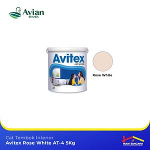 Jual Avitex Cat Tembok Interior Rose White AT-4 5Kg - Kota Surabaya ...