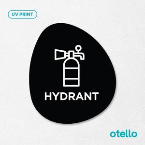 Jual Hydrant Sign Board Akrilik Tempel Signage Dinding Papan Label ...