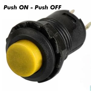 Jual SAKLAR BULAT POWER PUSH ON OFF Self Locking Push Button Switch ...