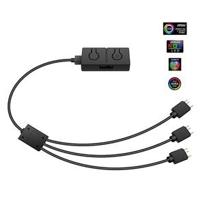 Jual Chx READY STO Ator Converter Kipas Lpu ARGB RGB 5V Ke 12V 3 Ke 4 ...