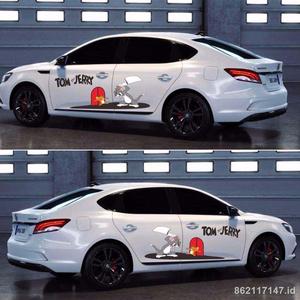 Jual Sticker Dekorasi Body Mobil Gambar Kucing Dan Tikus Tom Jerry ...