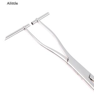 Jual Alittle 1Pcs Stainless Steel Forceps Clamp Lip Nipple Nose Ear ...