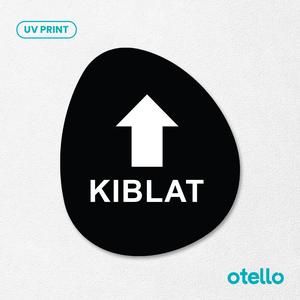 Jual Kiblat Sign Board Akrilik Tempel Signage Dinding Sticker Papan ...