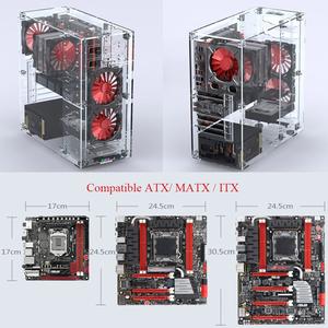 Jual Diy Acrylic Computer Case Customized Full Transparent Atx - Kota ...
