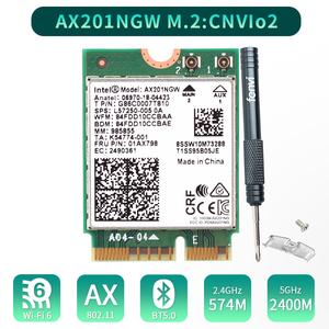 Jual 2.4Gbps Wifi 6 Wiress Card For Intel Ax201 Ax201Ngw Cnvio ...