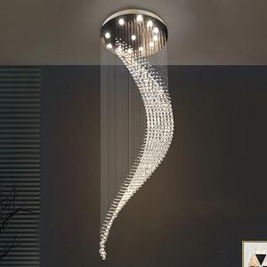 Jual Lampu plafon kristal minimalis sling void ruang tamu lampu tangga ...