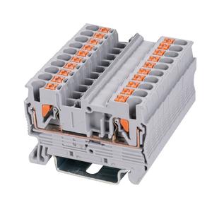 Jual Din Rail Terminal Block St2-2.5 Push In Spring Screwss - Jakarta ...
