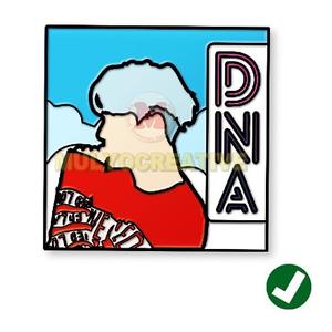Jual BTS Suga DNA Cloud Enamel Pin Black Plated Collection - Kab ...