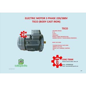 Jual TECO 3 HP 2.2 KW 3 Phase 2 Pole B5 Elektro Motor/dinamo/Motor Induksi - Jakarta Barat ...