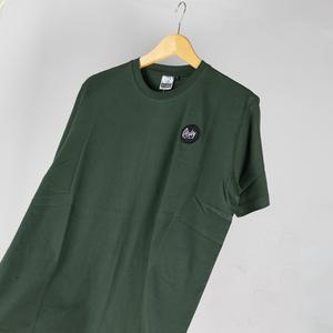 Promo Otsky Kaos Pria Small Logo Cotton Combed 24s Pendek Polos - ARMY ...