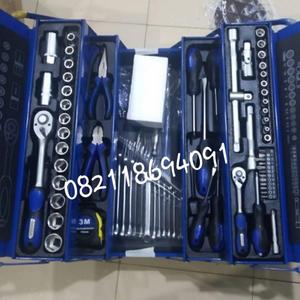 Jual Tool Kit Premium Quality 91 Pcs With Metal Case Tool Box Merk ...