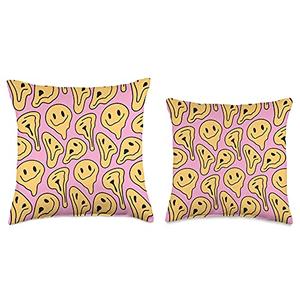 Promo Aesthetic Smiley Face Co. Dripping Smiley Face Melting Pink Cicil ...