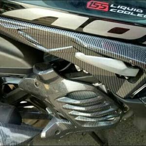 Jual cover body kit aerox 155 20 item full karbon paket komplit pnp ...