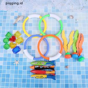 Jual 19pcs Swimming Pool Throwing Diving Toys Underwater Rings ...