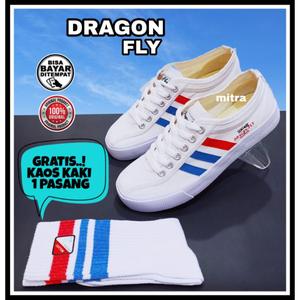 Jual Sepatu Capung Dragon fly Original Falcon White Sepatu Pria Murah ...