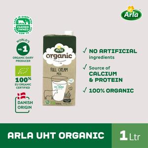 Jual Arla Susu UHT Organik 1L - Arla Organic Full Cream Milk 1Ltr ...