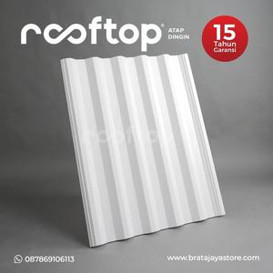 Jual Atap uPVC Rooftop Panjang 8 Meter I Series Putih Doff Dua Layer ...