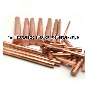Jual COPPER ROD TEMBAGA 1/2 inch 4 meter (GROUND GROUNDING 1/2" " mtr ...