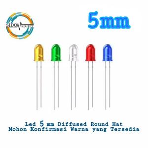 Jual Led 5mm Lampu 5 mm komponen elektronika merah hijau kuning biru ...