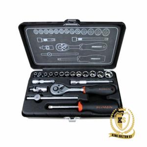 Jual FIXMAN SET KUNCI SHOCK / SET SOCKET TOOL 19 PCS 1/4 INCH - Kota ...