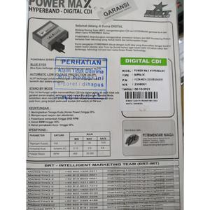 Jual CDI Motor Merk BRT Tipe Hyper Band Motor Supra / Grand - Kota ...