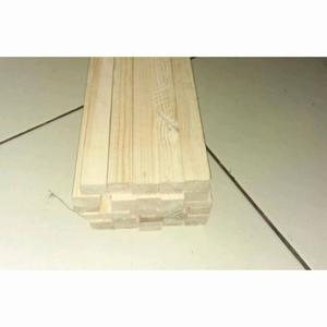 Jual reng kayu lis 3-5 x 1 cm panjang 100 cm kayu jati belanda sudah ...