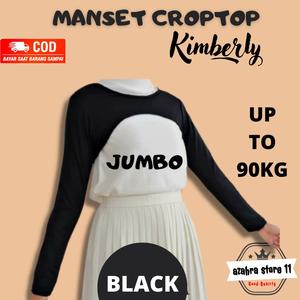 Promo Manset Tangan Sambung Balero Crop Top Kimberly Jumbo Lengan ...