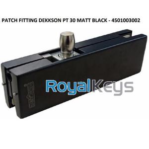 Jual Patch Fitting PT 30 Hitam Dekson Dekkson Jepit Engsel Pintu Kaca ...