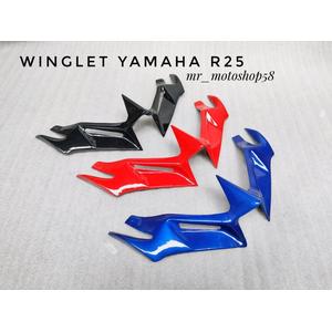 Jual WINGLET R25 WINGLET R25 MODEL V2 WINGLET R25 NEW WINGLET YAMAHA ...