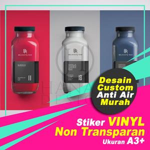 Jual New Cetak Stiker Botol Minuman / Label Kemasan Makanan / Lebel ...